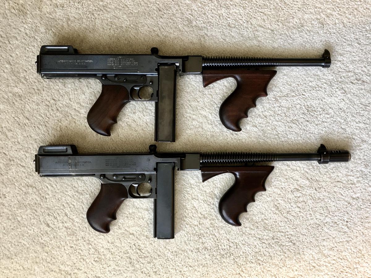 My Colt Thompson and my dad's Colt Thompson - Thompson Submachine Gun ...