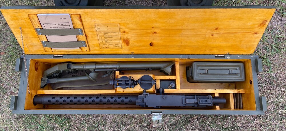 Browning 1919a4 Transit/Display Crate - Browning Message Board (Semi Only) - MachineGunBoards ...