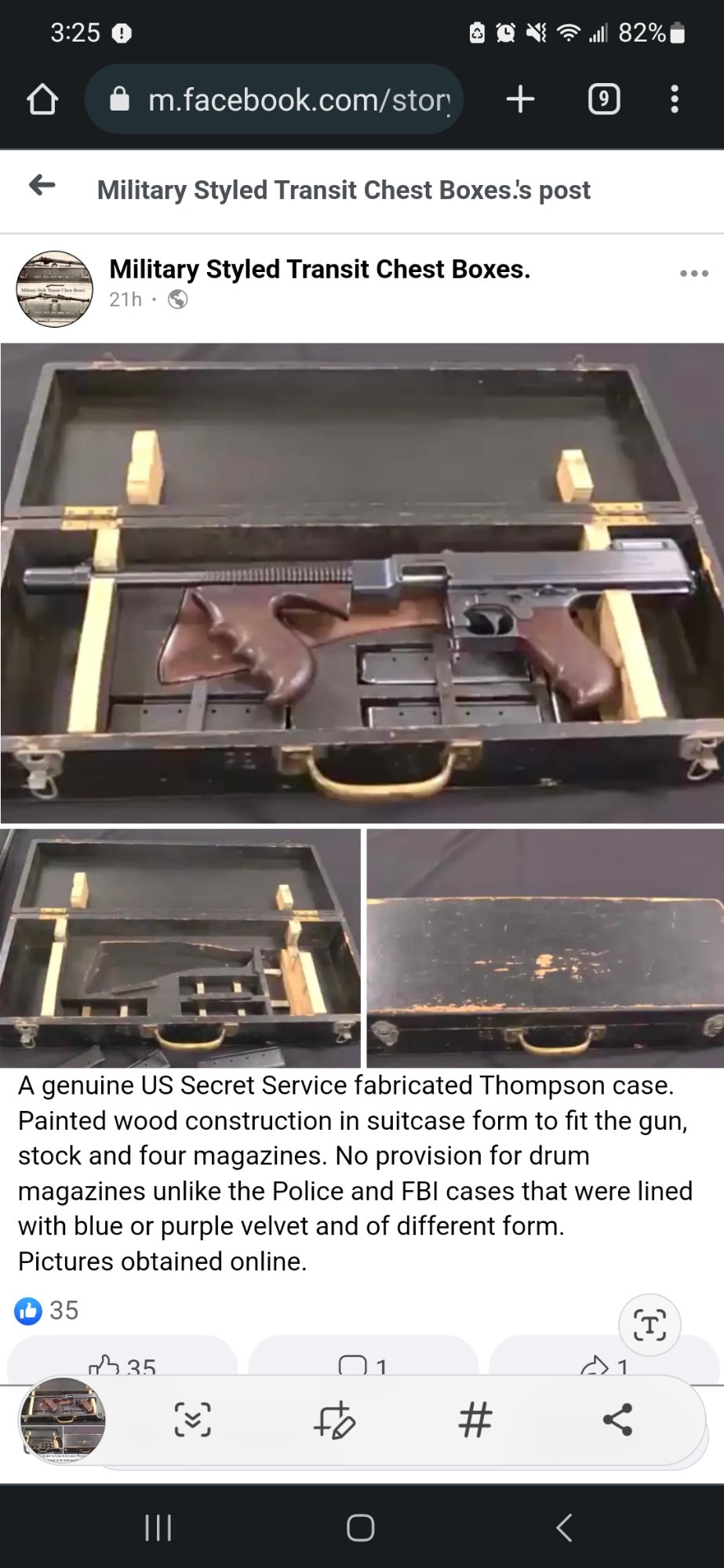 1921 Wood Case - Thompson Submachine Gun Message Board ...