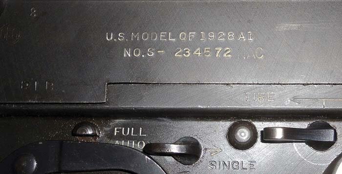 Thompson serial number size - Thompson Submachine Gun Message Board ...
