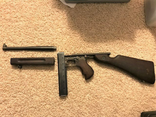 Thompson machine gun M1 or M1A - Thompson Submachine Gun Message Board ...