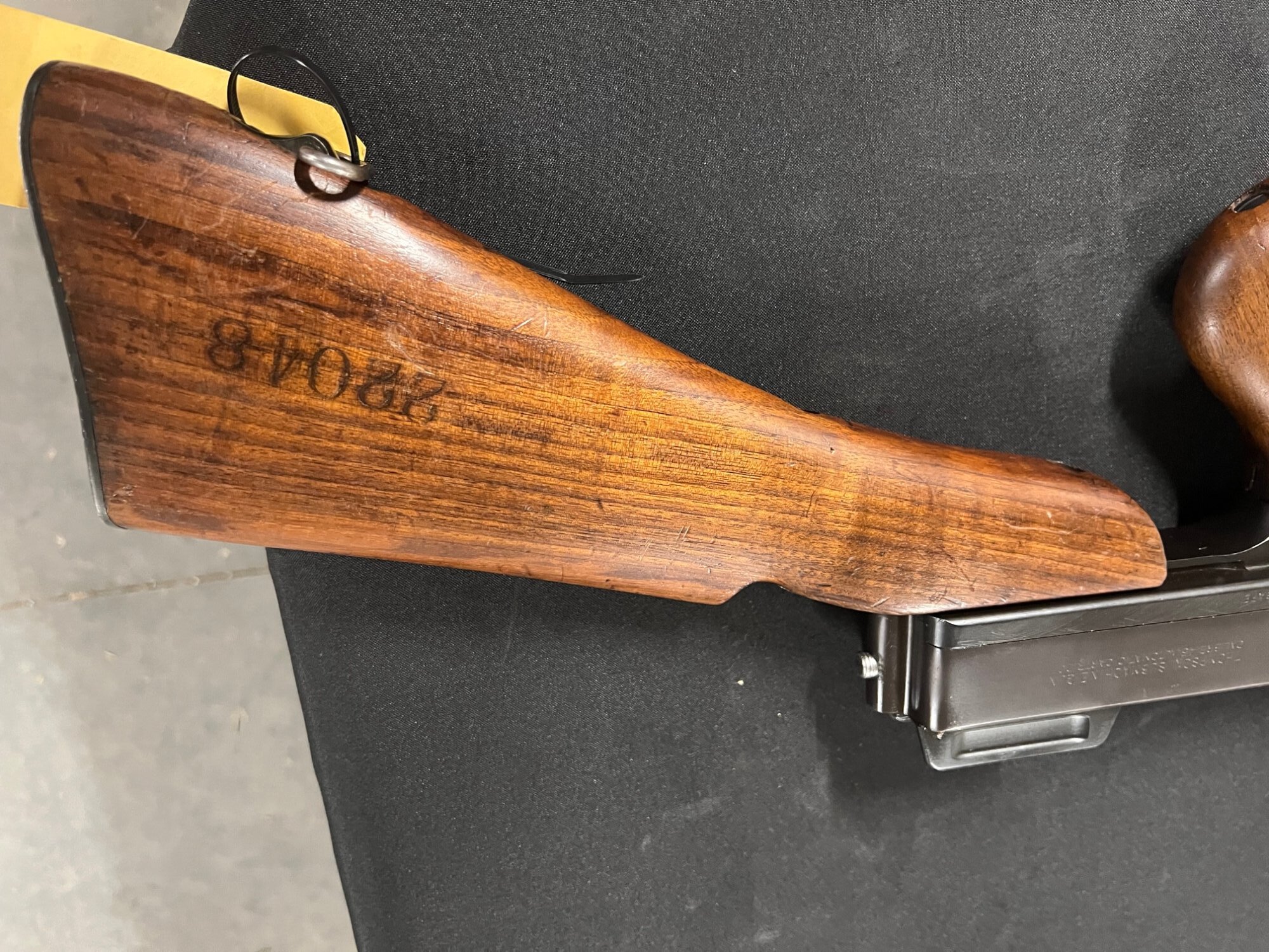 Identification of Savage Thompson - Thompson Submachine Gun Message ...