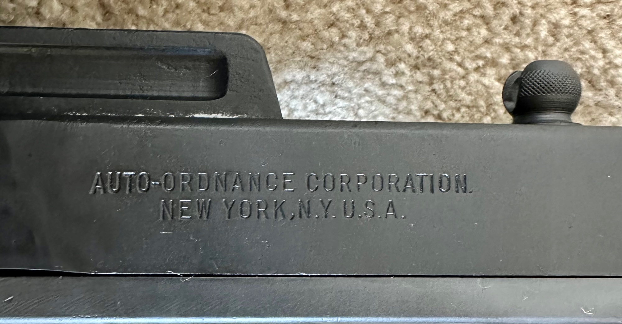1928 serial and marking information - Thompson Submachine Gun Message ...