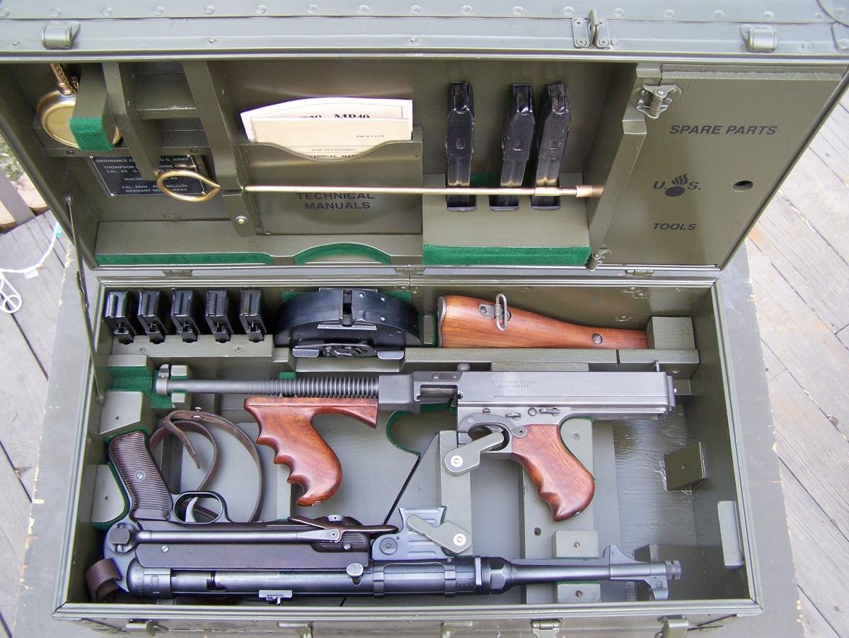 M1928A1 Thompson Transit case plans? - Thompson Submachine Gun Message ...