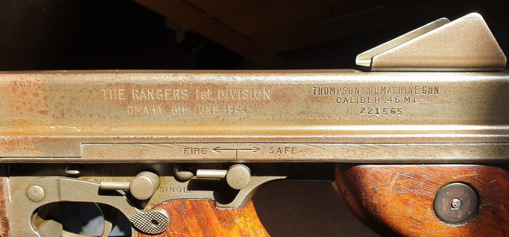 Presentation M1A1 ? - Thompson Submachine Gun Message Board ...