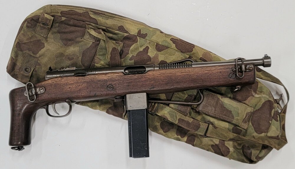 M55 Reising SMG USMC Frogskin camouflage jump case - Reising Message ...