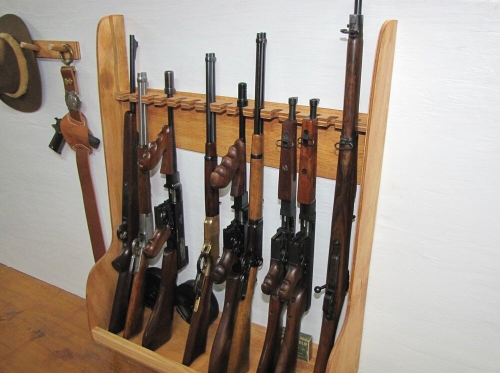 Rural Sheriff office Gun Rack - Thompson Submachine Gun Message Board ...