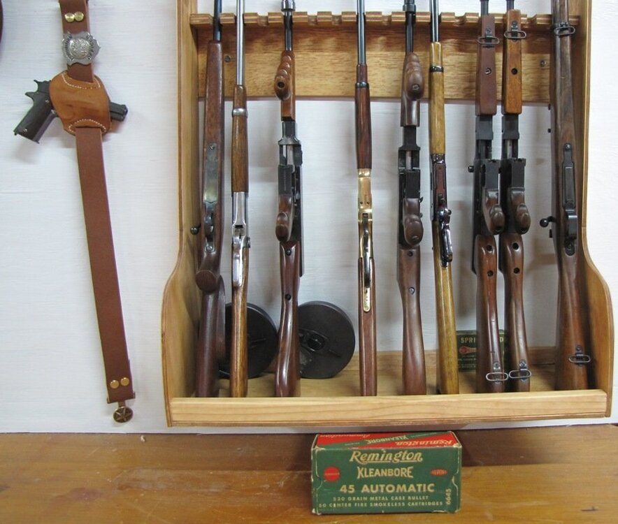 Rural Sheriff office Gun Rack - Thompson Submachine Gun Message Board ...