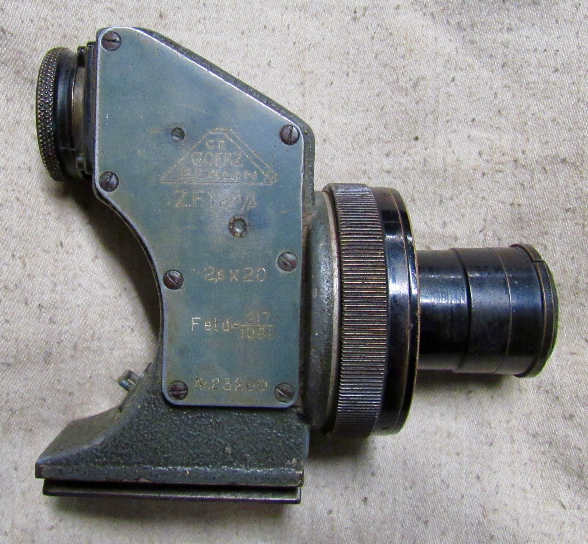 Very Rare MG08 Maxim zf 12n/A Scope - Maxim, Vickers, & Other Water ...