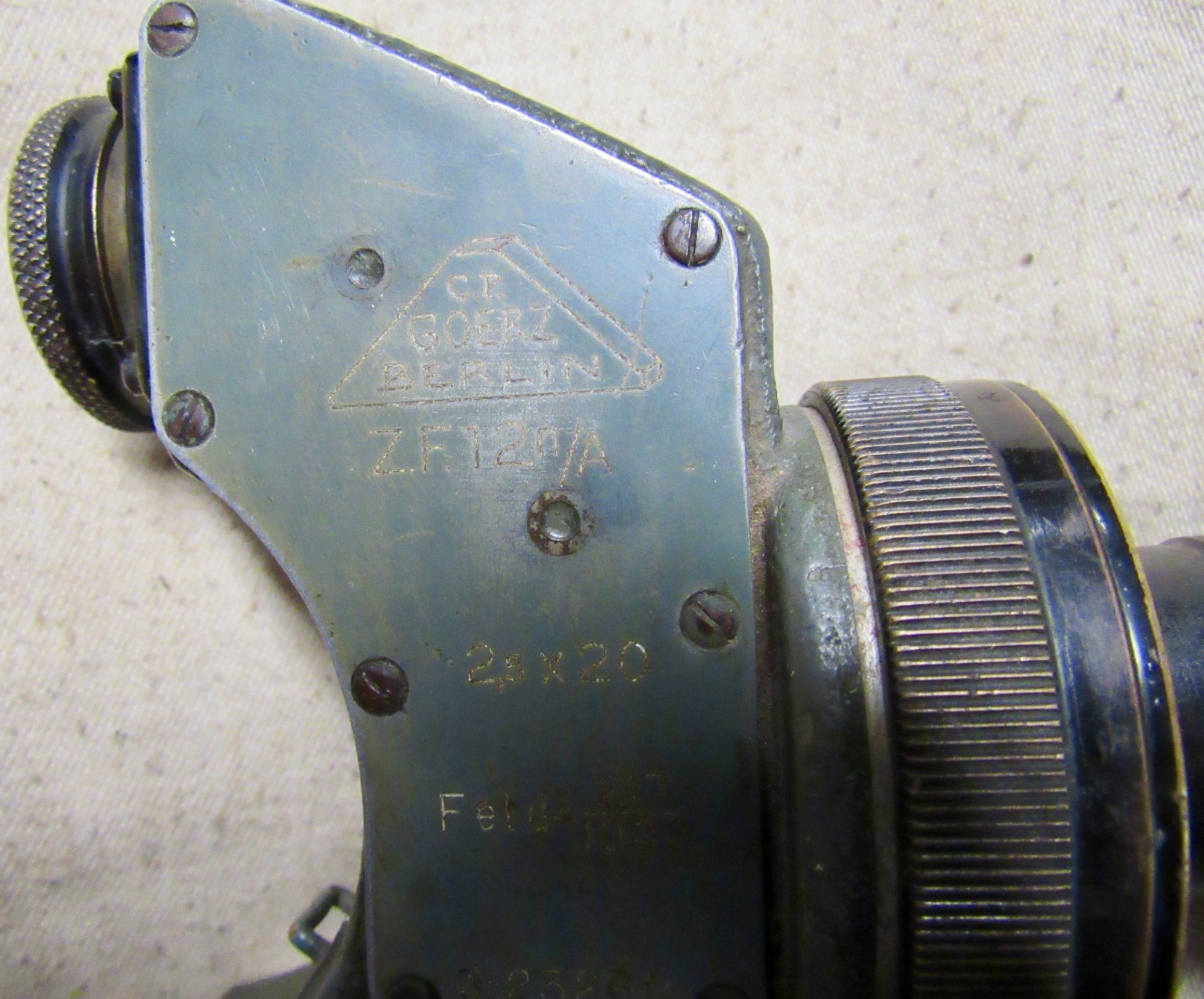 Very Rare MG08 Maxim zf 12n/A Scope - Maxim, Vickers, & Other Water ...