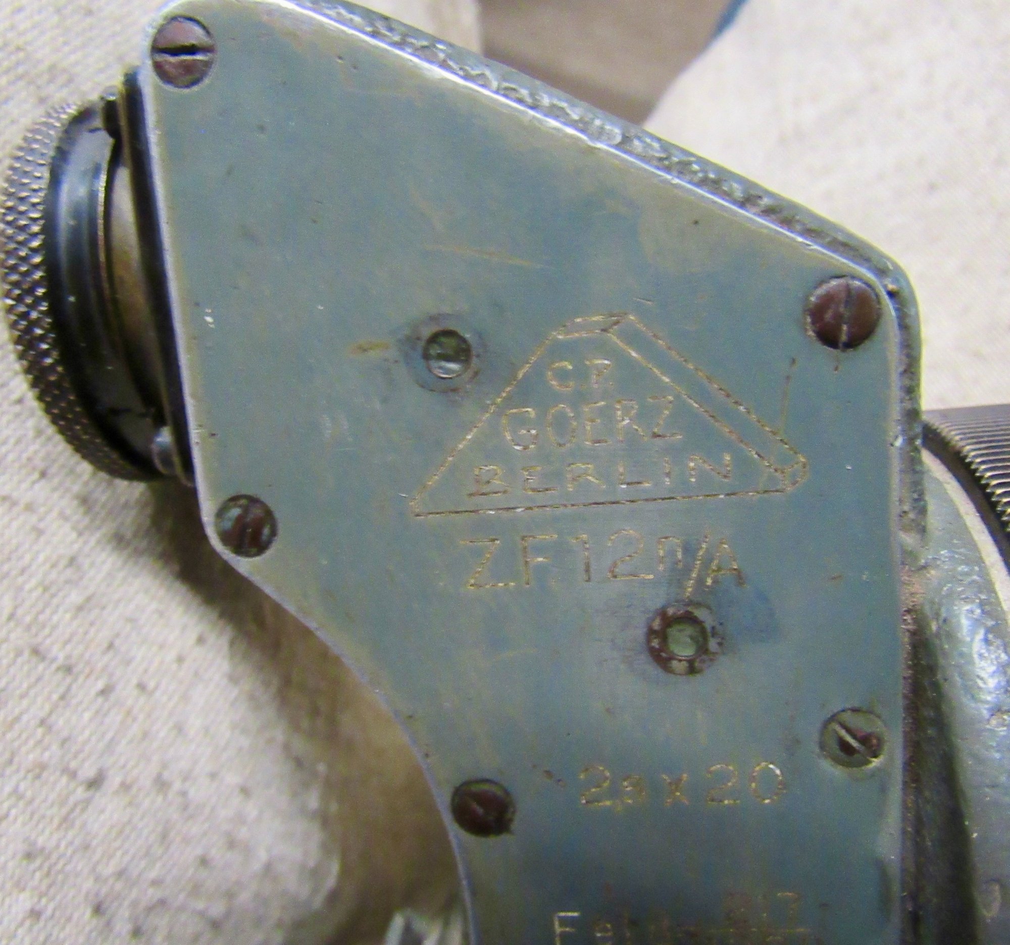 Very Rare MG08 Maxim zf 12n/A Scope - Maxim, Vickers, & Other Water ...