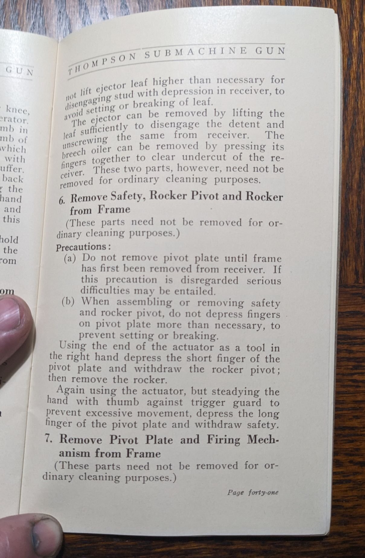 Interesting Thompson USMC Document - Thompson Submachine Gun Message ...