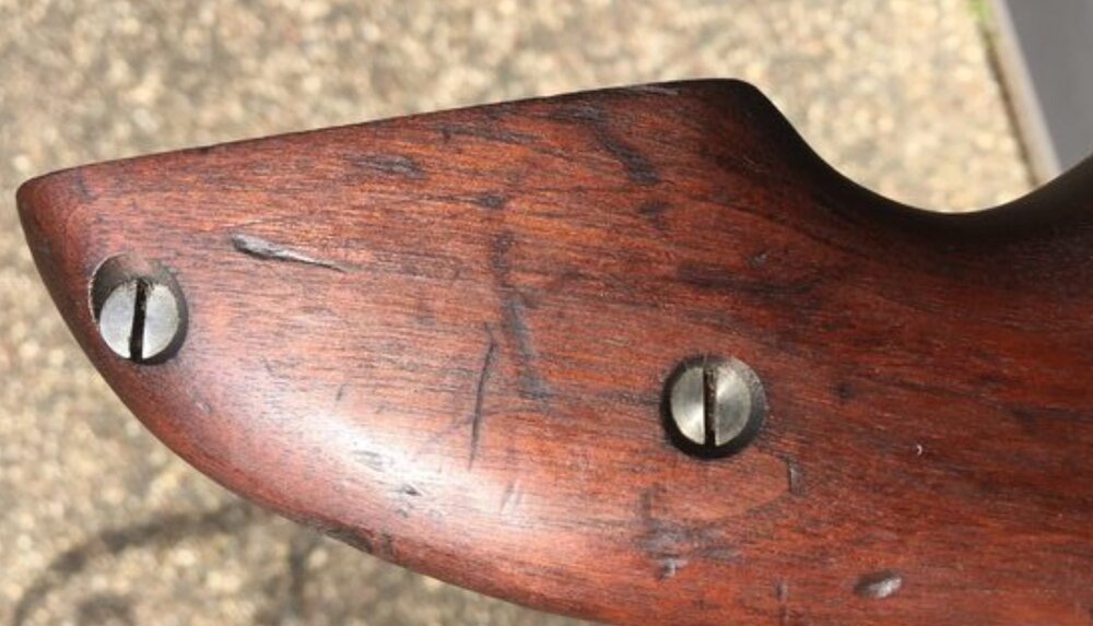 Original ex British Thompson 1928a1 M1 forend? Update: and buttstock ...