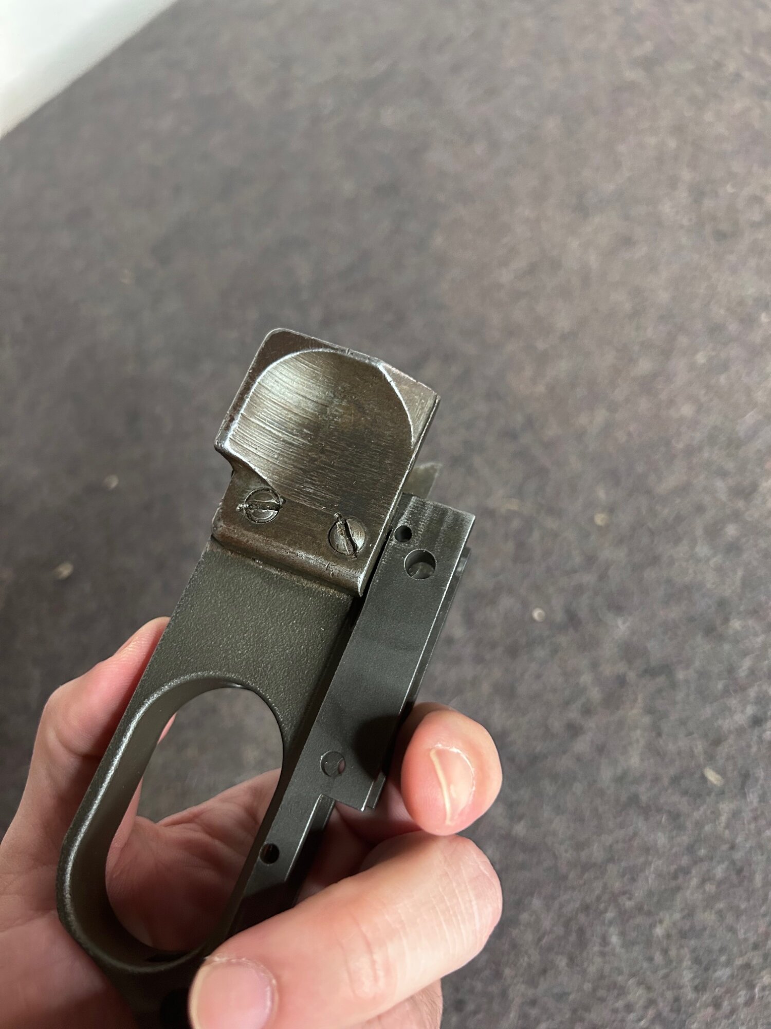 **SOLD** WTS Semi trigger frame with guide wings added. - Browning ...