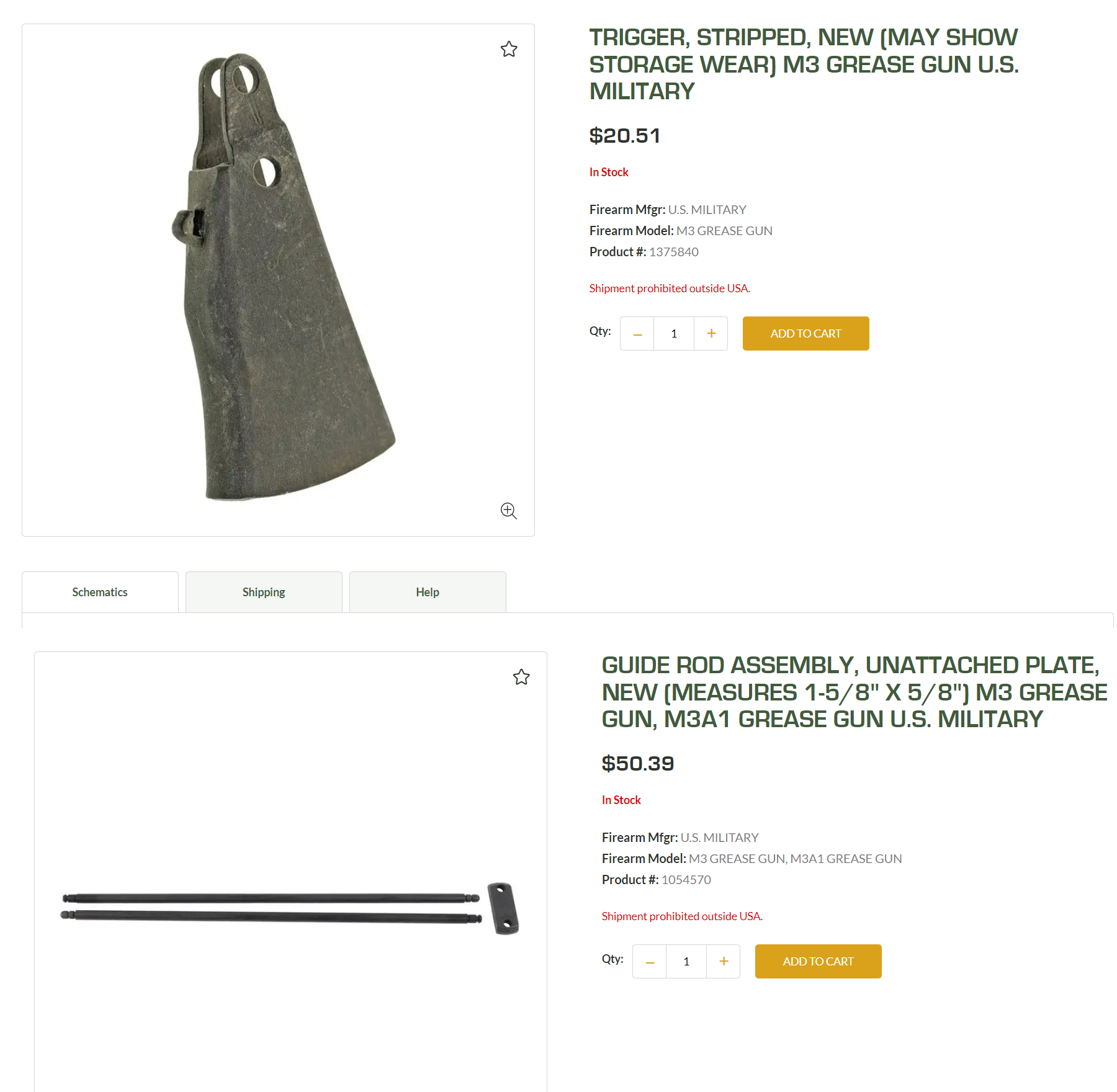 Trigger and Guide Rod Questions - The U.S. M3-M3A1 Message Board ...