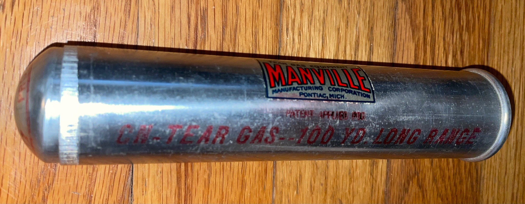Manville 37mm Gas Shell - Tear Gas Guns and Other Specialized Law ...