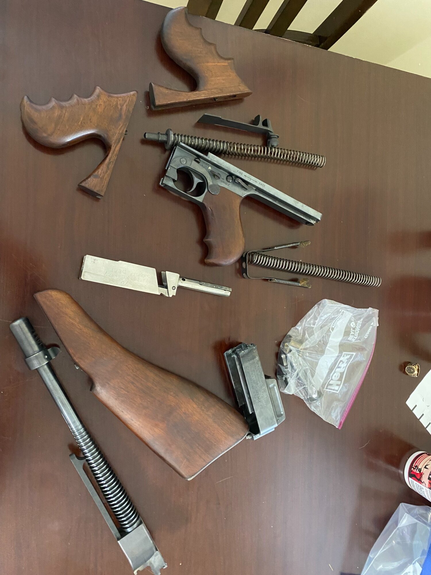 1921 Thompson Parts Kit Value and Where to Sell - Thompson Submachine ...