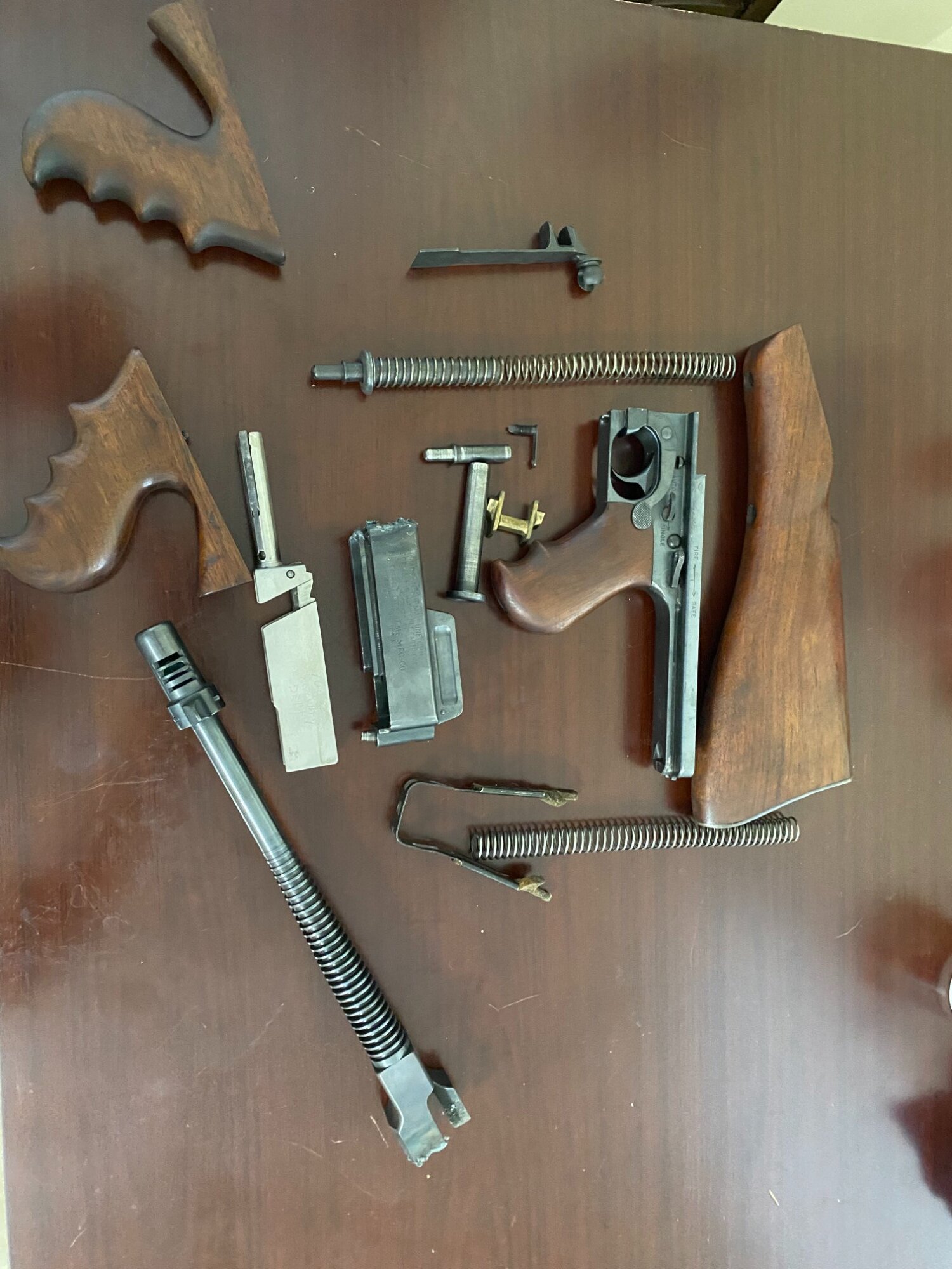 1921 Thompson Parts Kit Value and Where to Sell - Thompson Submachine ...