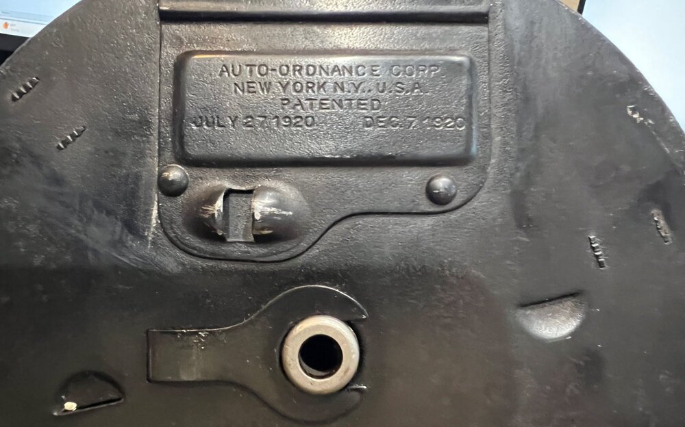 Who can rivet a winding key? See attached pix - Thompson Submachine Gun ...