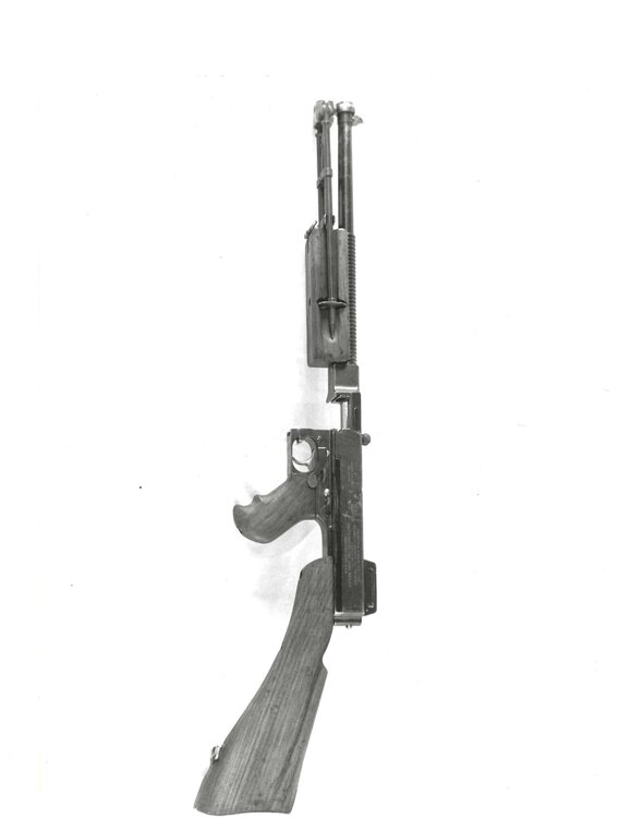 Heavy Barrel Thompsons with bipod M1922/M1923 - Thompson Submachine Gun ...