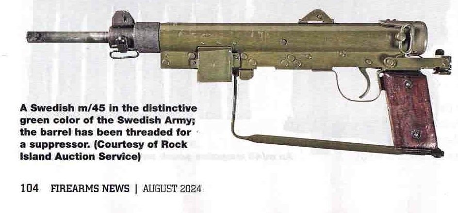 Firearm News - Swedish Special K - Swedish and Finnish Submachine Guns ...