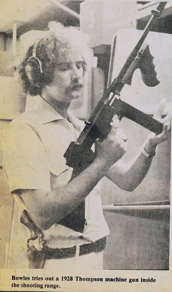 The Late Scrimshaw Artist Rick Bowles Range Time with 1928 TSMG ...